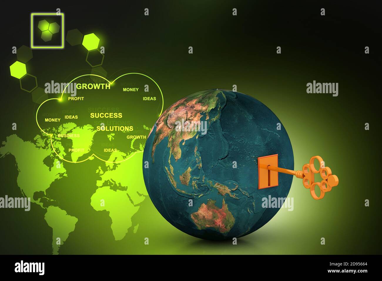 Key of the world Stock Photo - Alamy