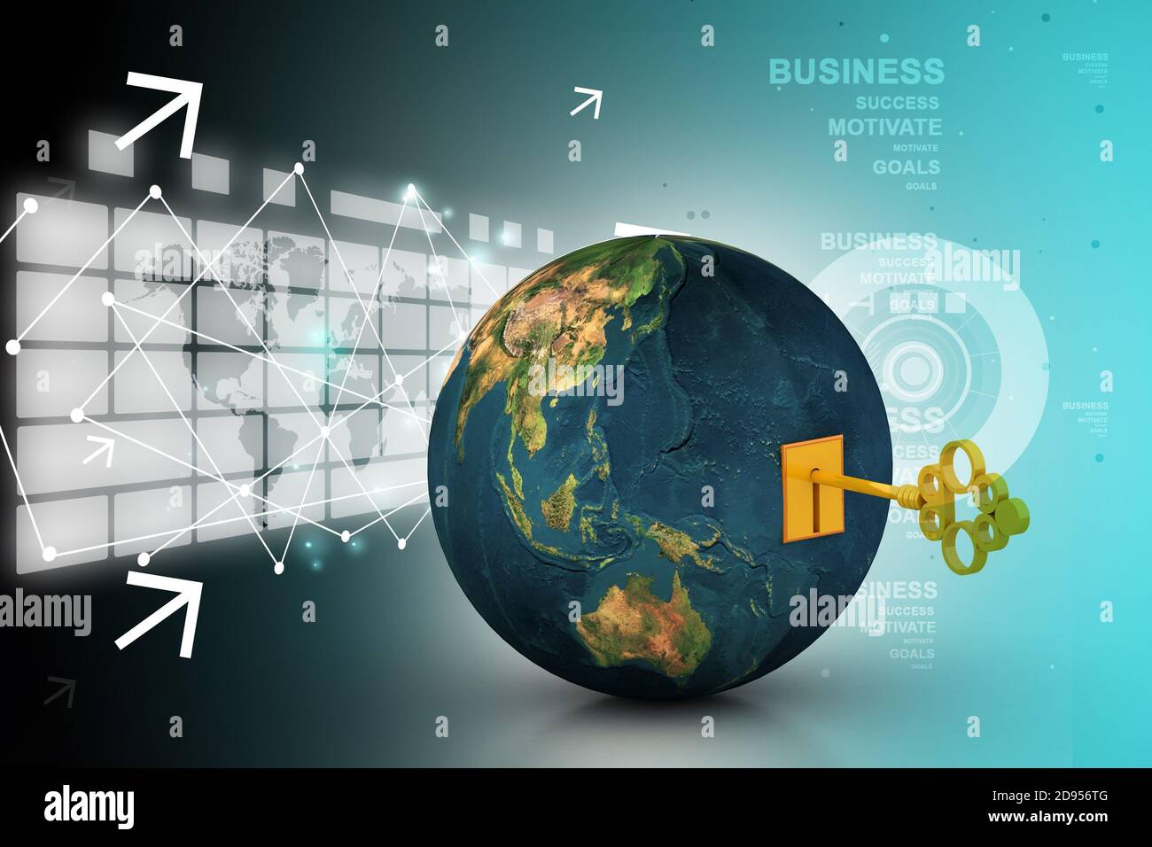 Key of the world Stock Photo - Alamy