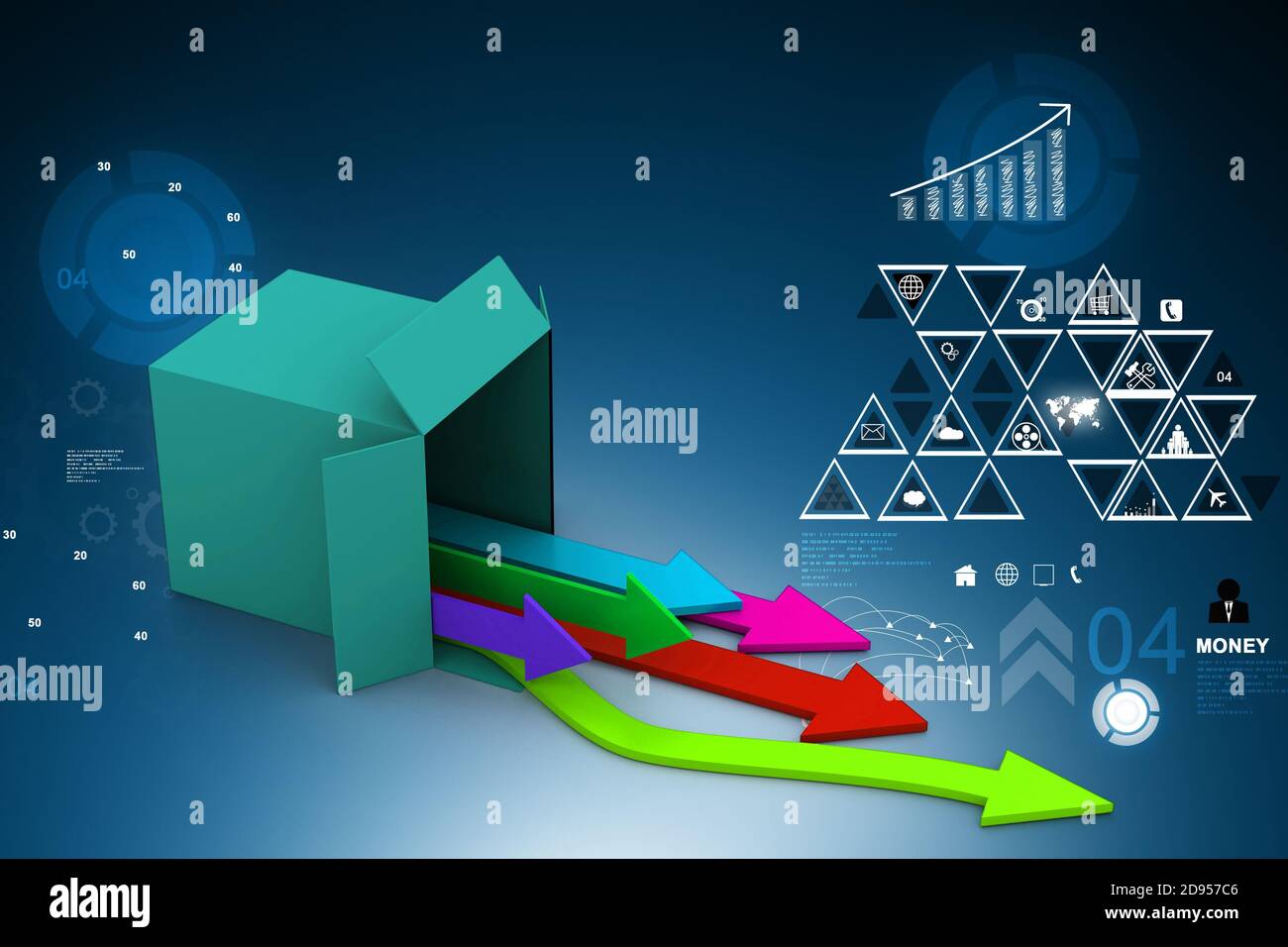Out of the box Stock Photo - Alamy
