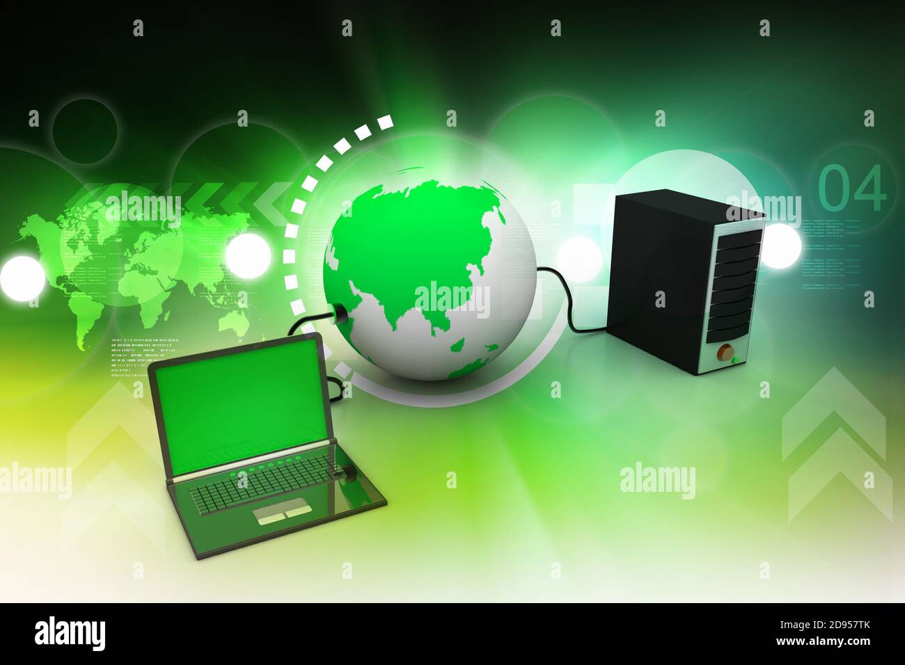 Global computer network Stock Photo - Alamy
