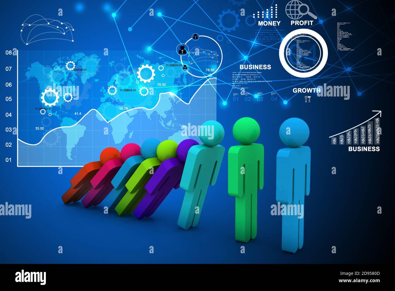 Concept of safety with strong leader Stock Photo - Alamy
