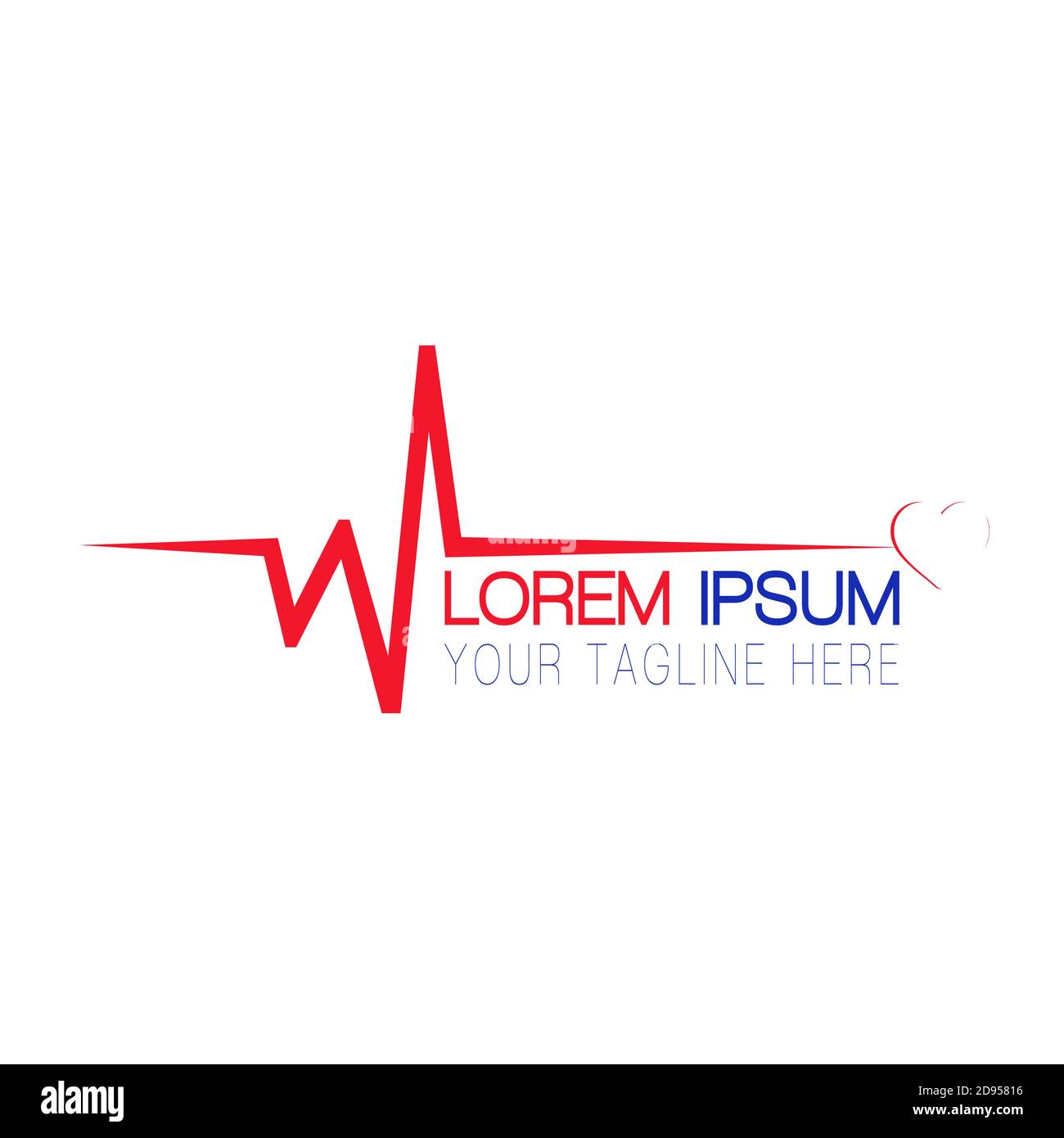 Cardiology illustration vector logo design health care and medical ...