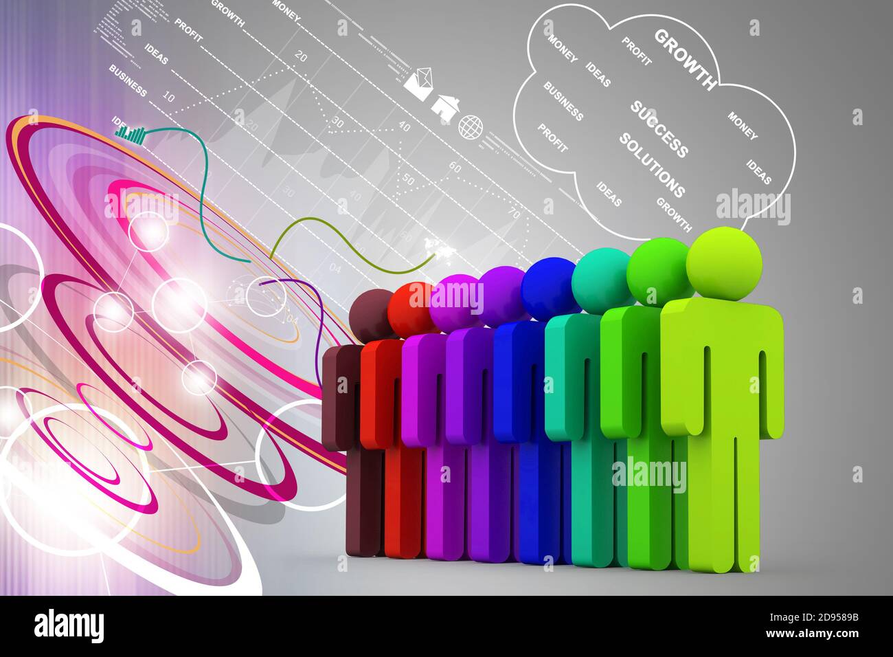 Group of people in line Stock Photo - Alamy