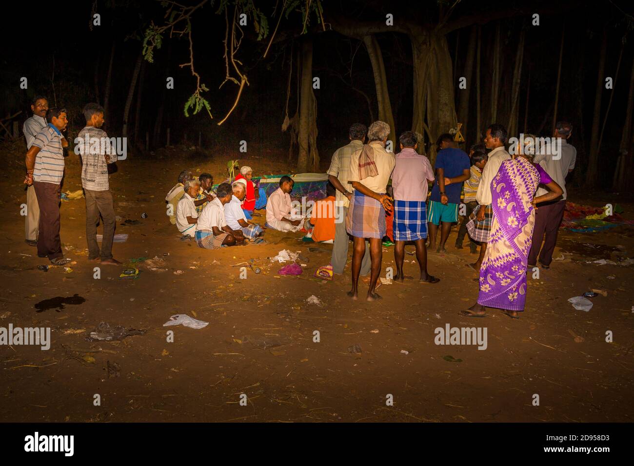 PUDUCHERRY, INDIA - DECEMBER Circa, 2019. Religious hindu holiday ...
