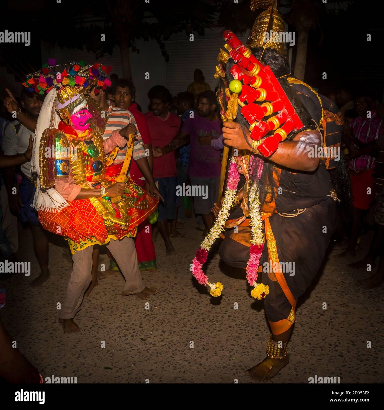 PUDUCHERRY, INDIA - DECEMBER Circa, 2019. Religious hindu holiday ...