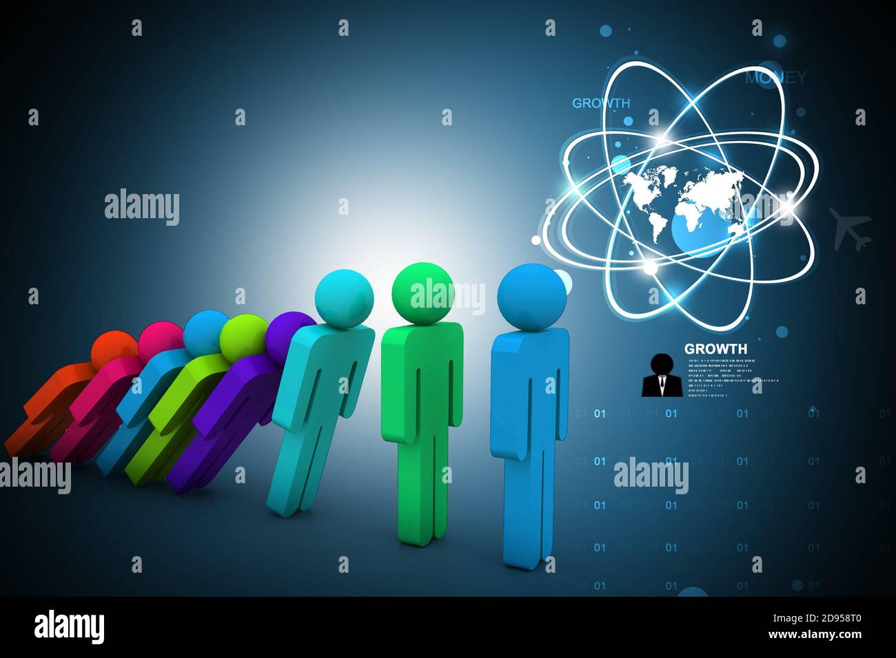 Concept of safety with strong leader Stock Photo - Alamy