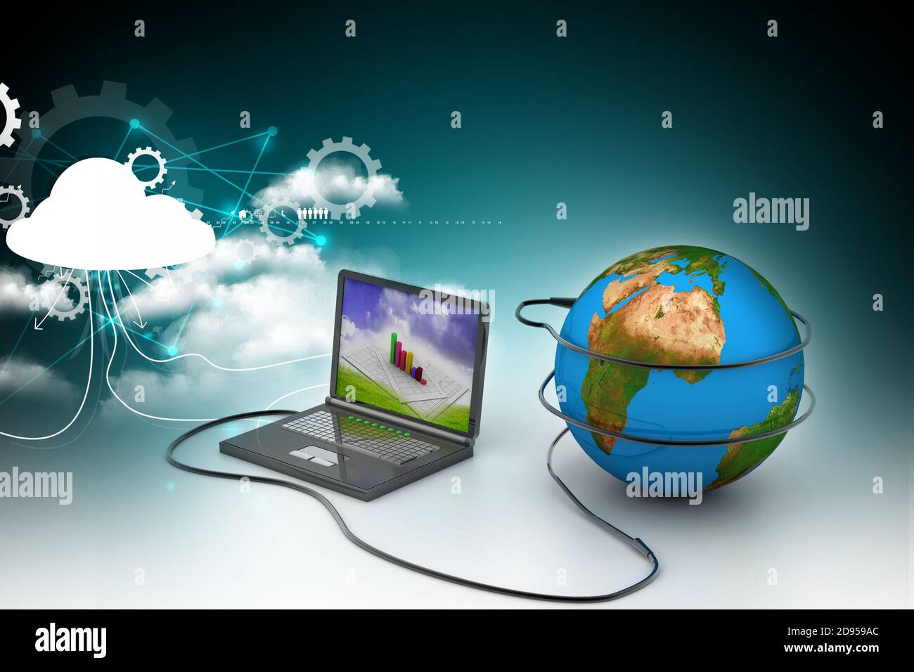 Global internet concept Stock Photo - Alamy