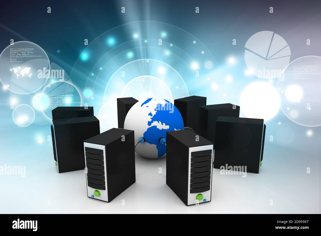 Global computer network Stock Photo - Alamy