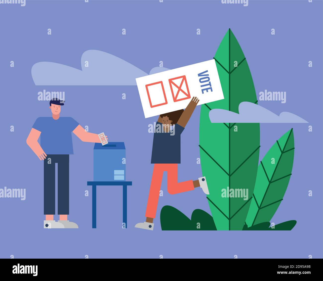 Voters card Stock Vector Images - Alamy