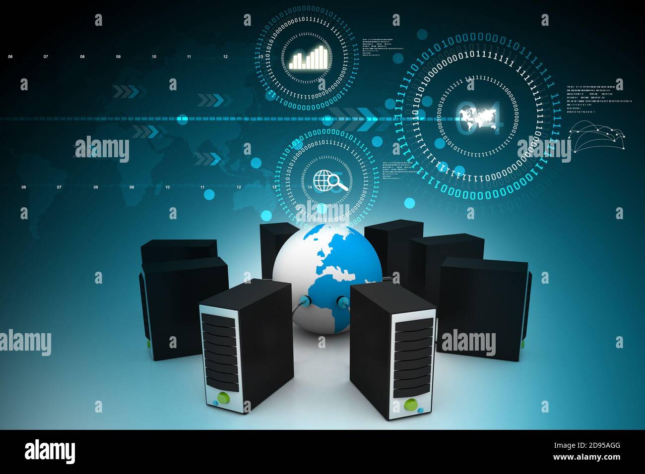 Global computer network Stock Photo - Alamy