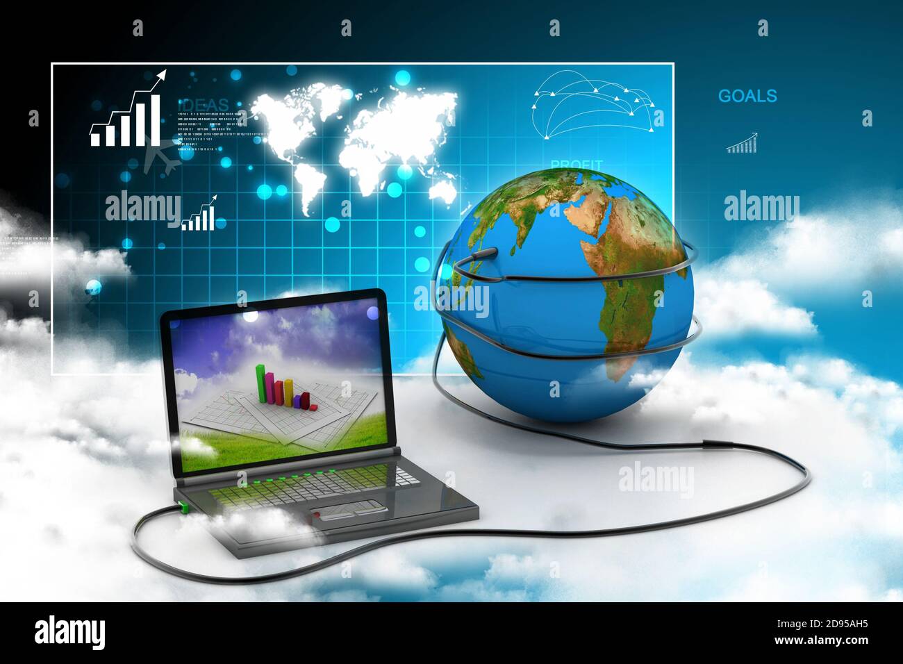 Global internet concept Stock Photo - Alamy