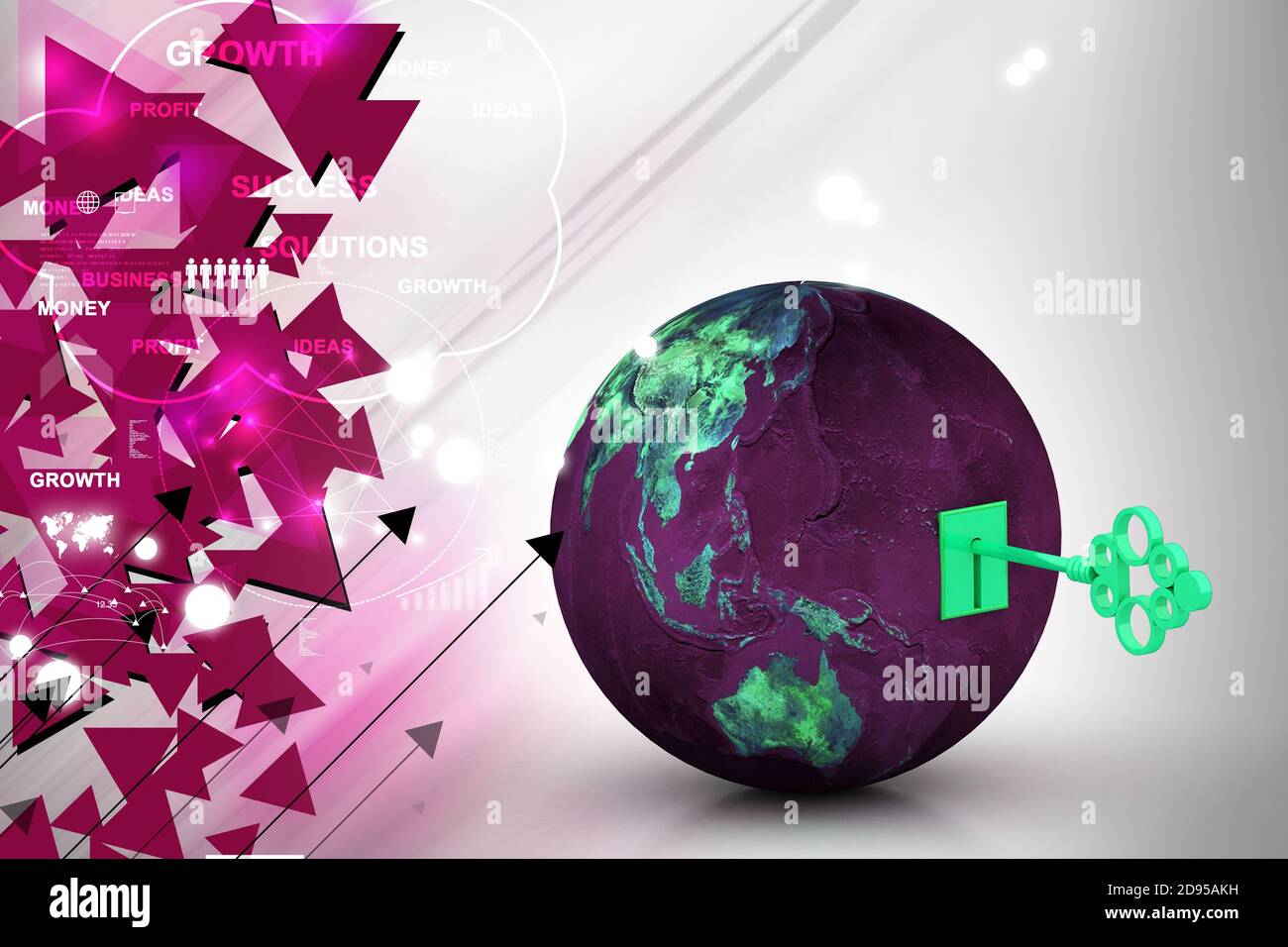 Key of the world Stock Photo - Alamy
