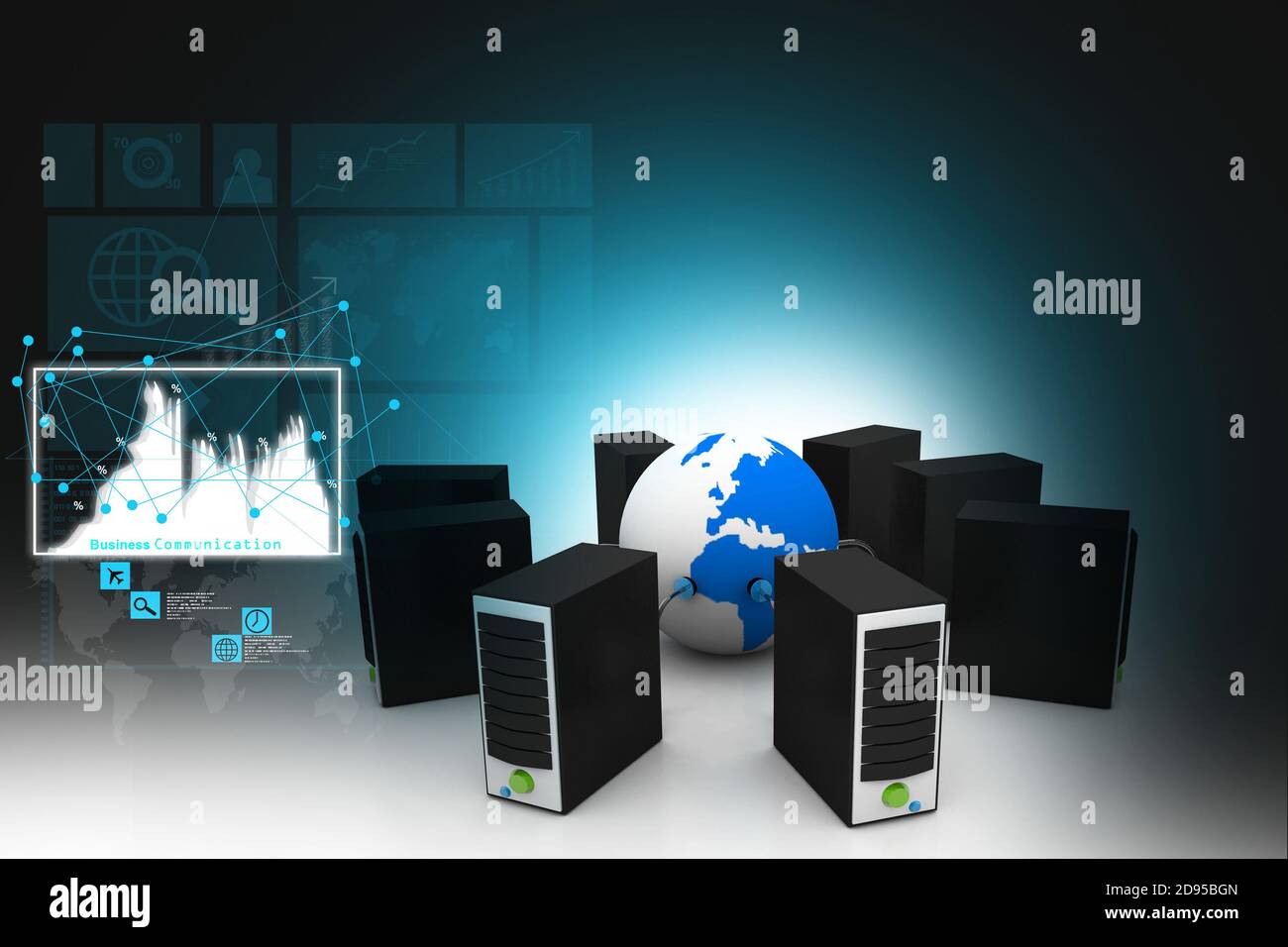 Global computer network Stock Photo - Alamy