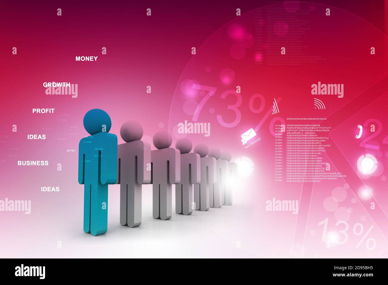 Concept of leader with business guys Stock Photo - Alamy