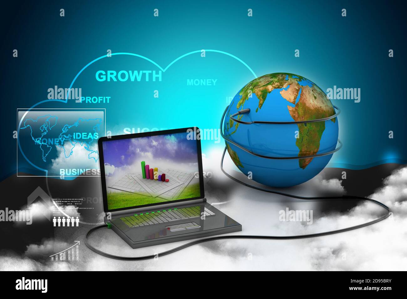 Global internet concept Stock Photo - Alamy