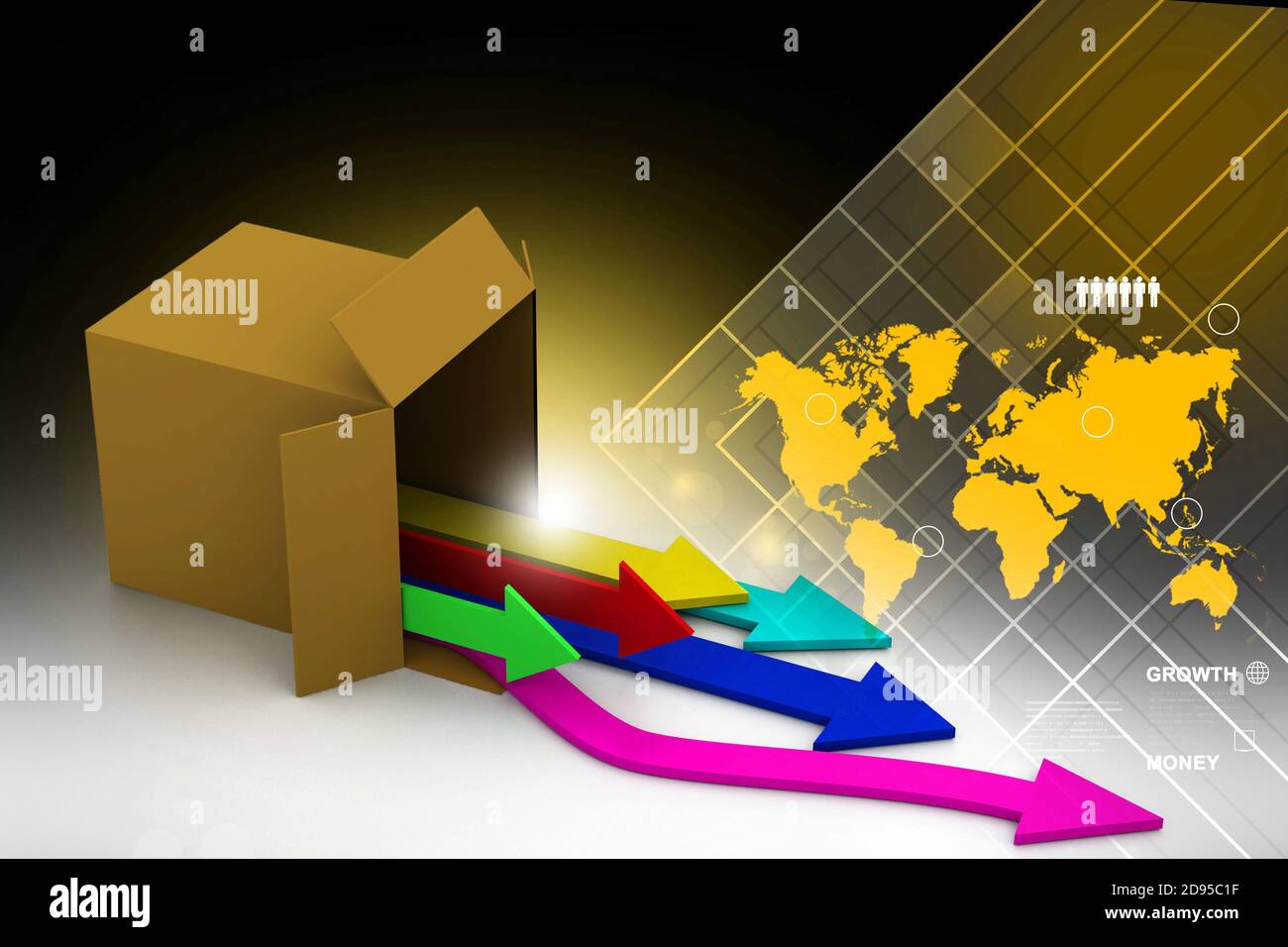 Out of the box Stock Photo - Alamy