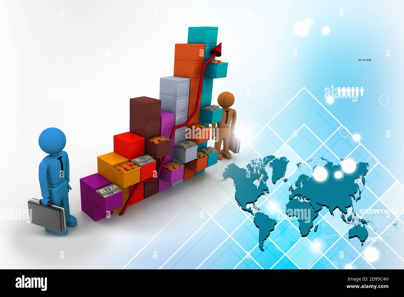 Financial graph and economy Stock Photo - Alamy