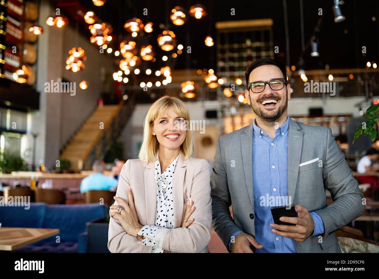 Portrait of business woman in offices representing company Stock Photo ...