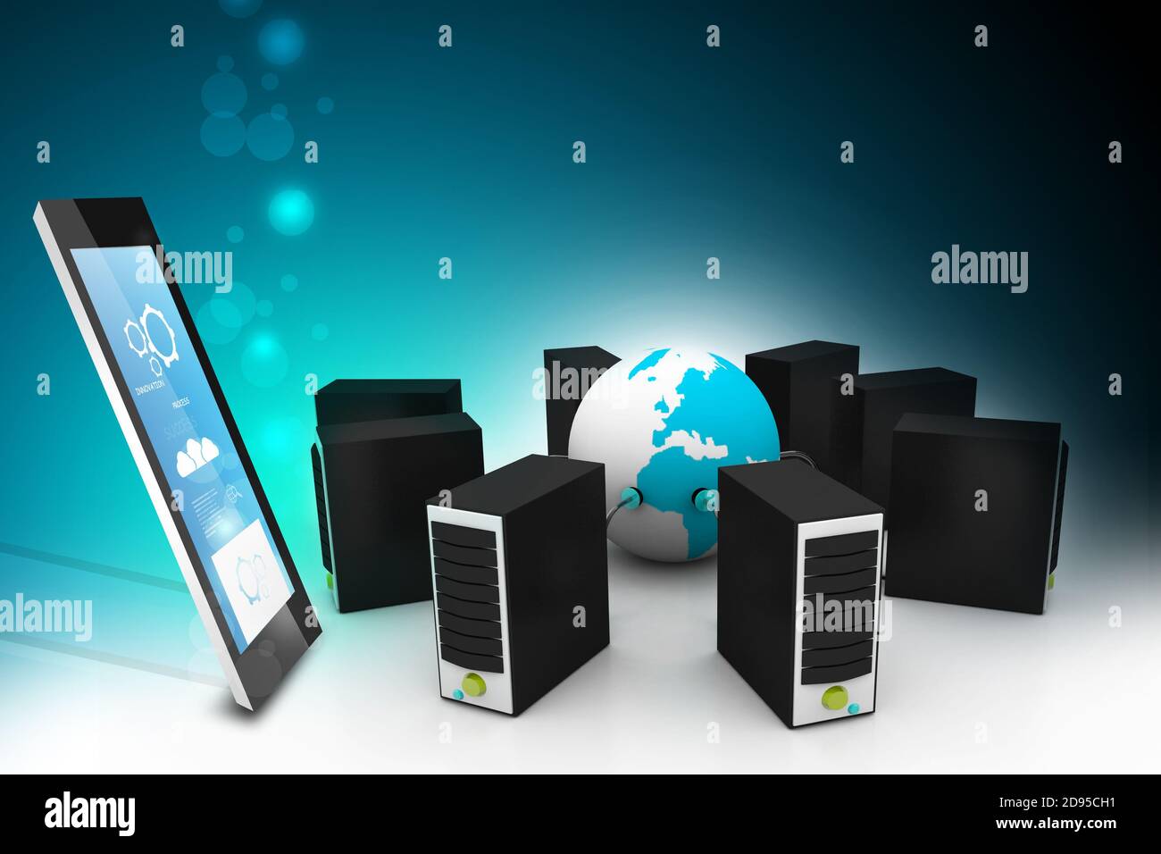 Global computer network Stock Photo - Alamy