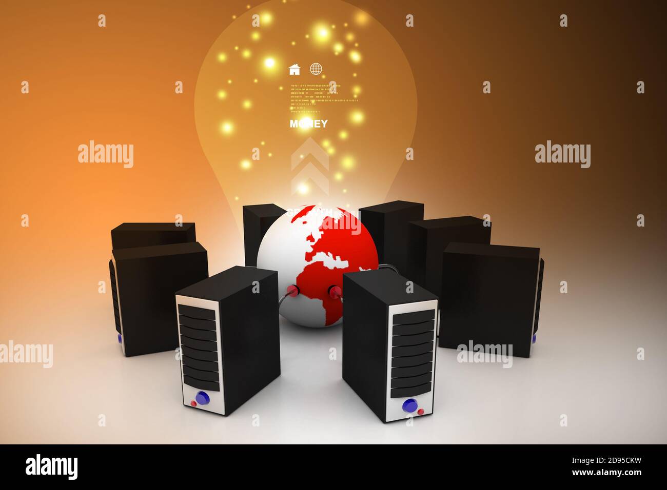 Global computer network Stock Photo - Alamy