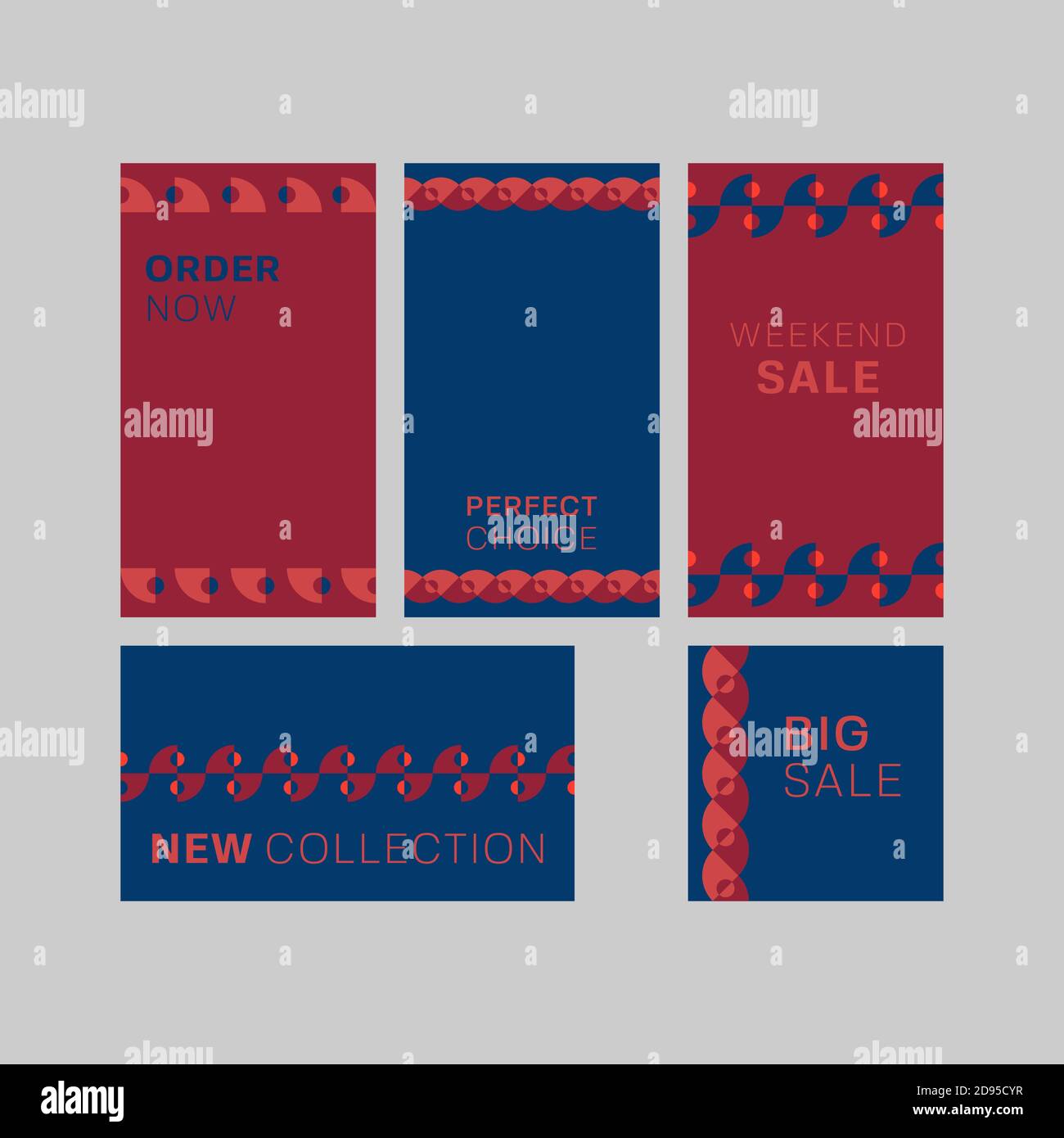 Modern decorative vector frames. Editable design templates for web ...