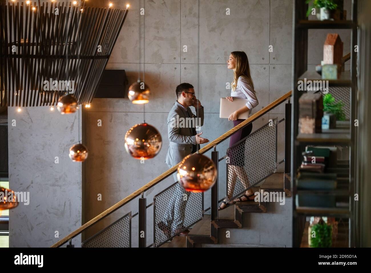 Busy coworker business people working in the office Stock Photo - Alamy