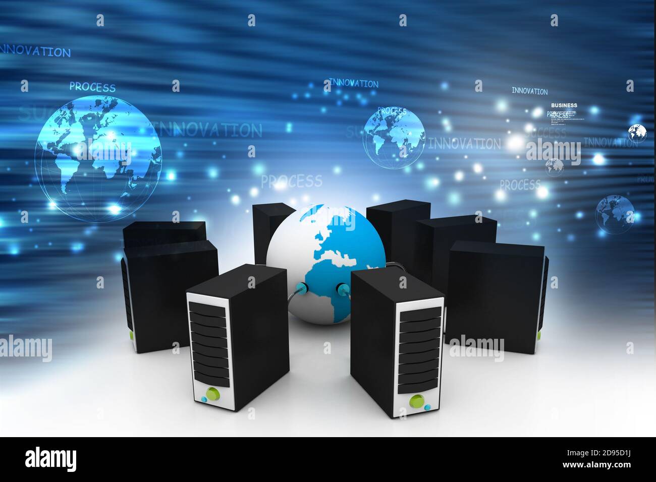 Global computer network Stock Photo - Alamy