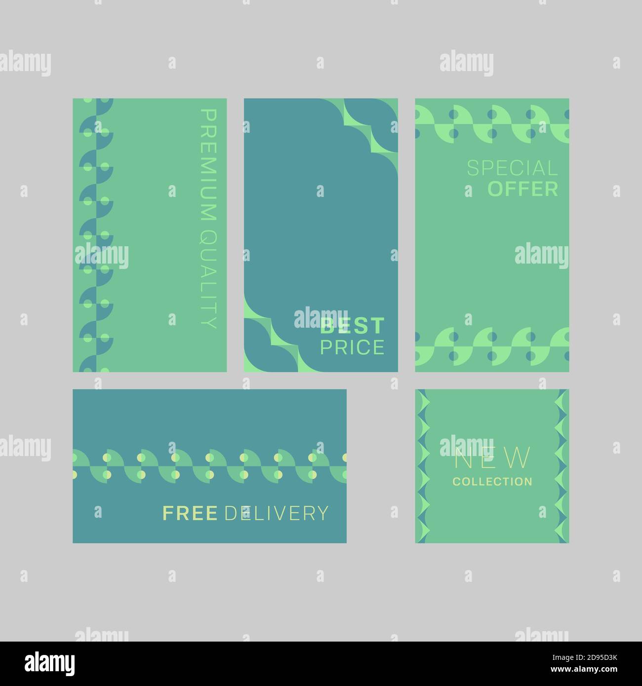 Modern decorative vector frames. Editable design templates for web ...