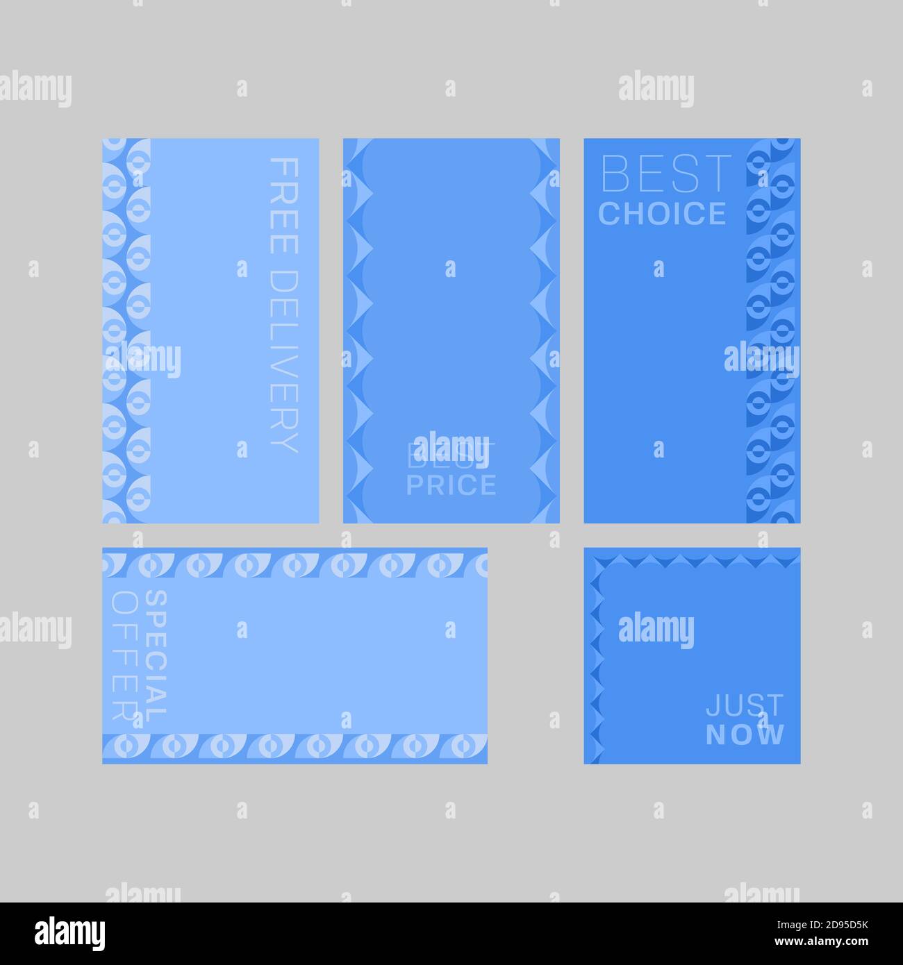 Modern decorative vector frames. Editable design templates for web ...