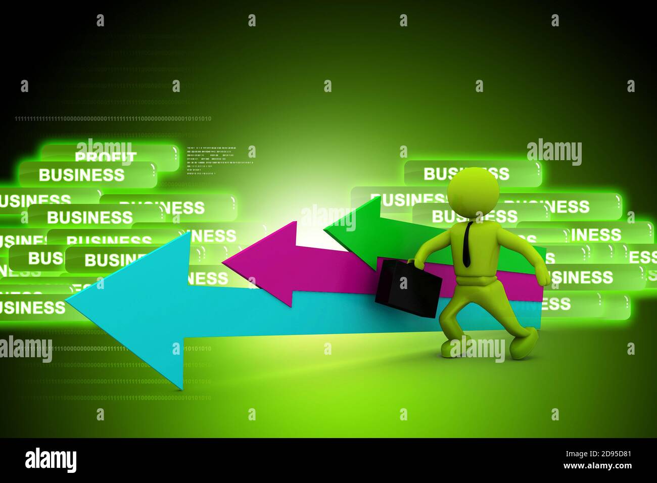 Movement direction to success Stock Photo - Alamy