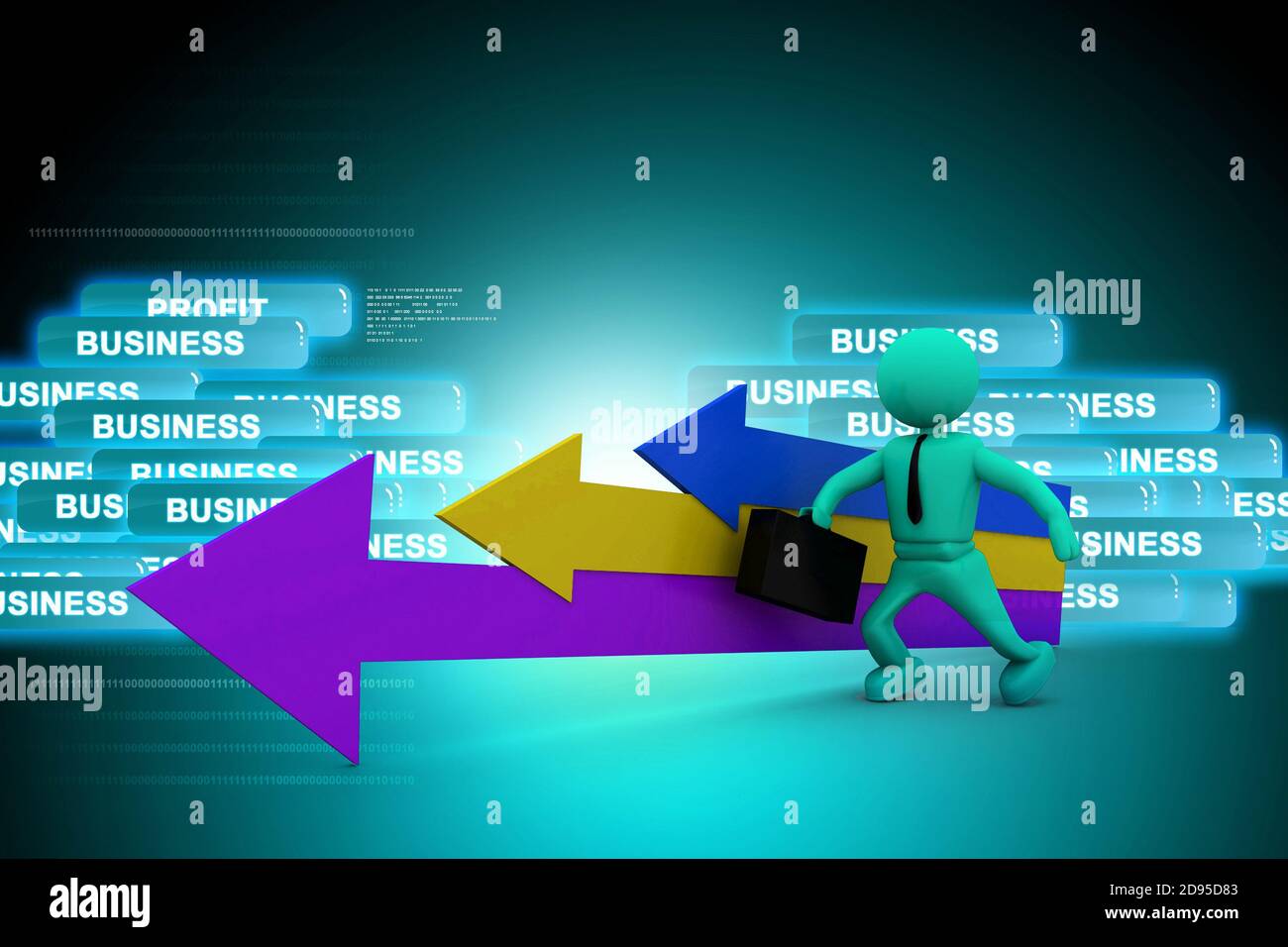 Movement direction to success Stock Photo - Alamy