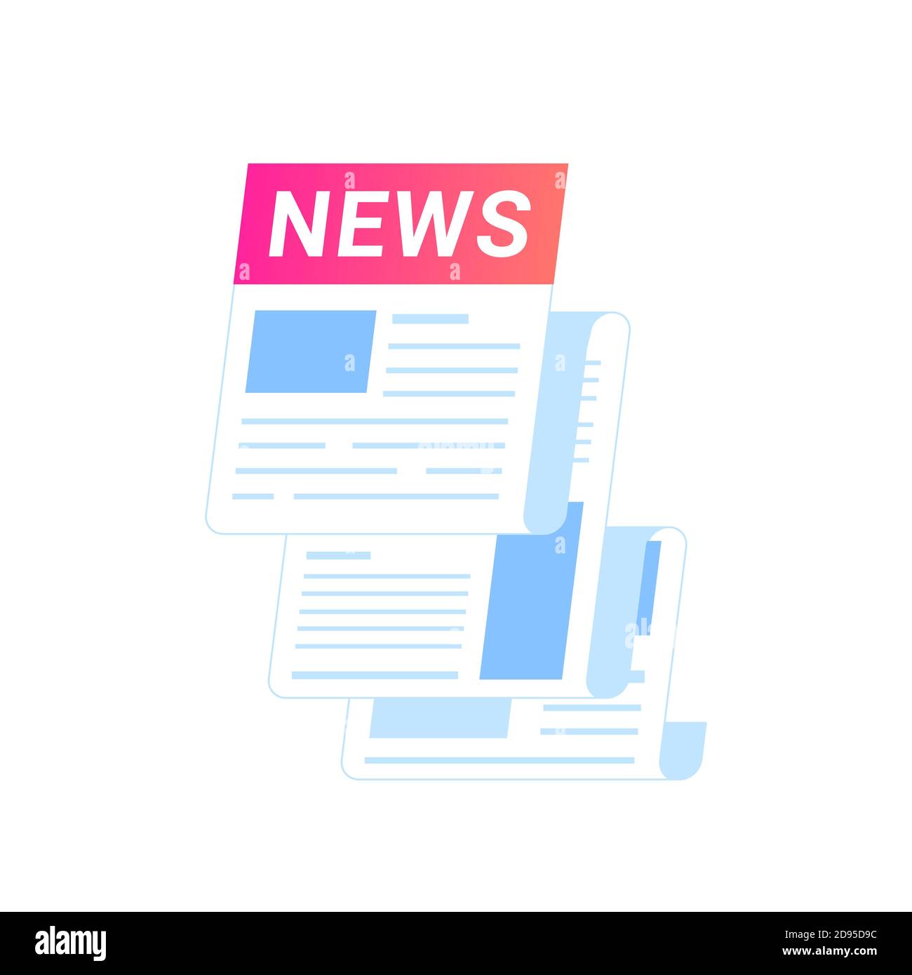 Breaking news flying out as a notification of latest updates for world ...