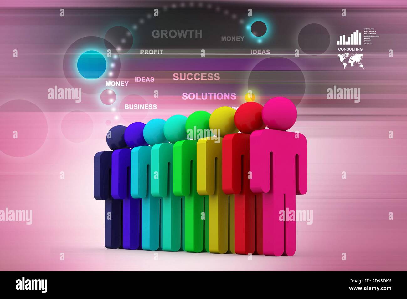 Group of people in line Stock Photo - Alamy