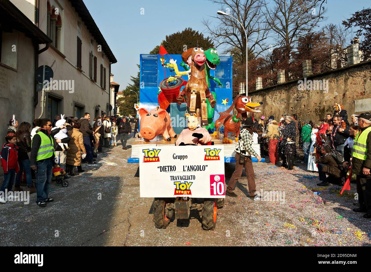 ERBUSCO - FEBRUARY 21 : the parade of carnival floats, February 21,2012 ...