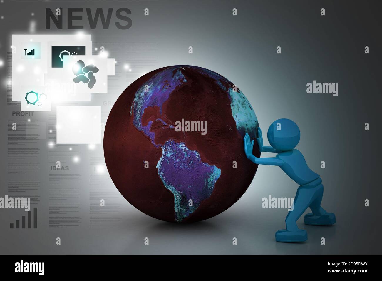 Abstract push pull hi-res stock photography and images - Alamy