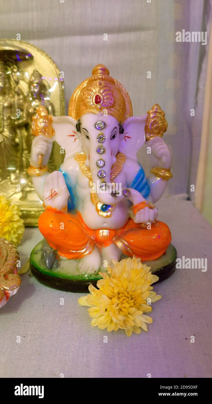 Beautful God Vinayaga Statue India Stock Photo - Alamy