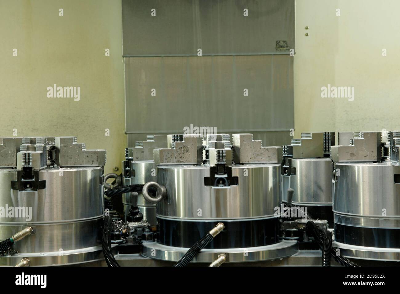Metalworking CNC milling machine. Engineering Workshop Stock Photo - Alamy