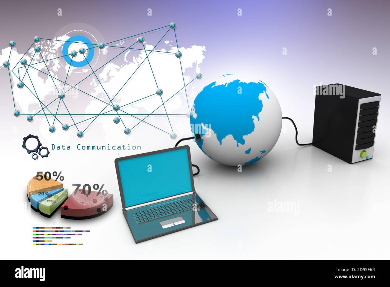 Global computer network Stock Photo - Alamy