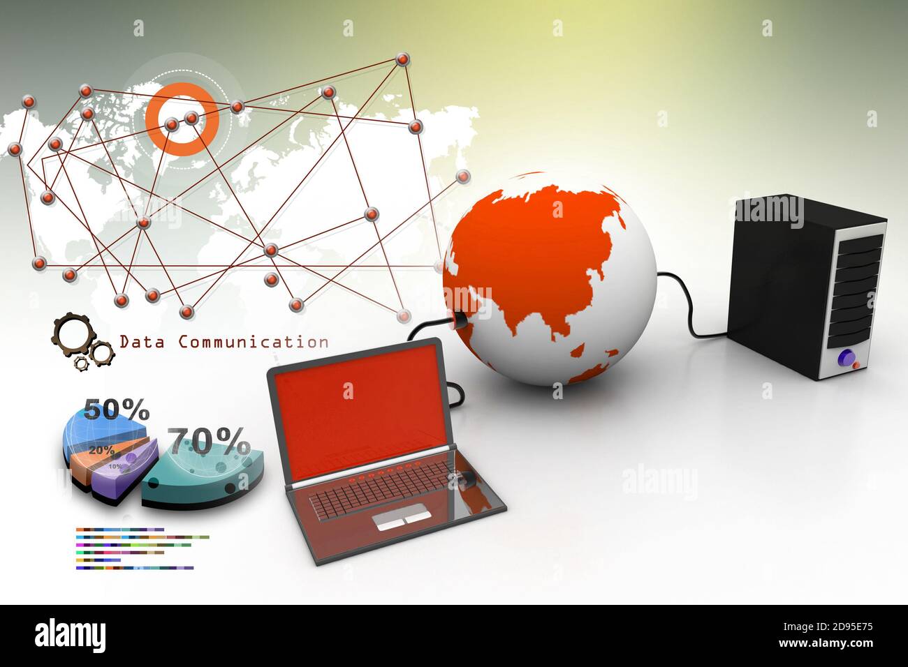 Global computer network Stock Photo - Alamy