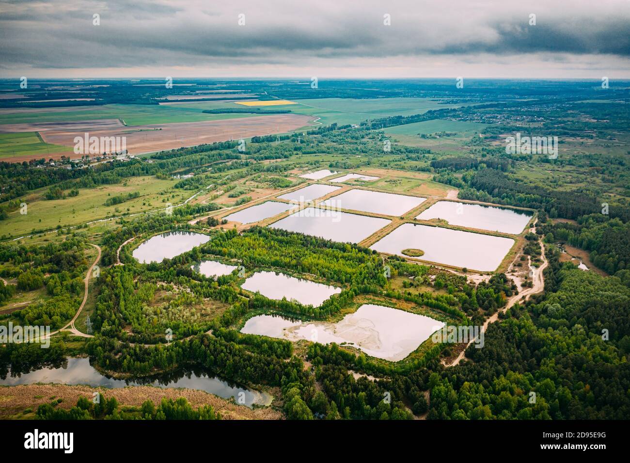 Wet detention basin hi-res stock photography and images - Alamy