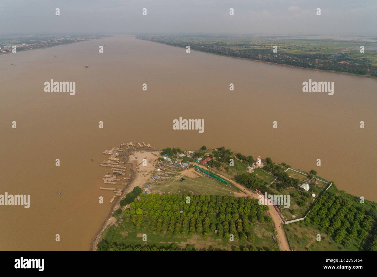 Koh Dach - Silk Island, Island on Mekong river in Phnom Penh Cambodia ...