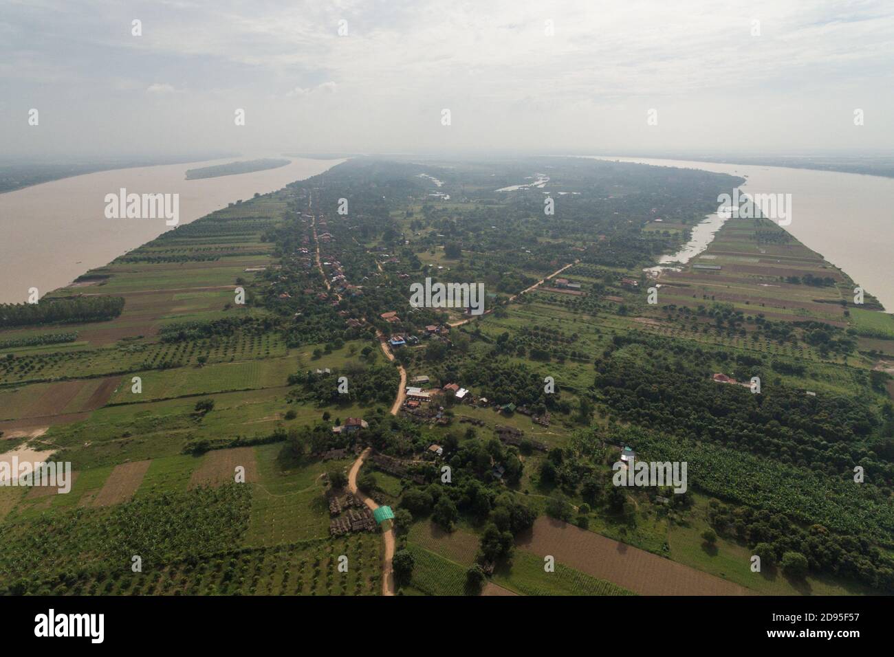 Koh Dach - Silk Island, Island on Mekong river in Phnom Penh Cambodia ...