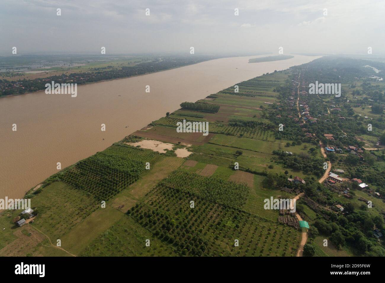 Koh Dach - Silk Island, Island on Mekong river in Phnom Penh Cambodia ...