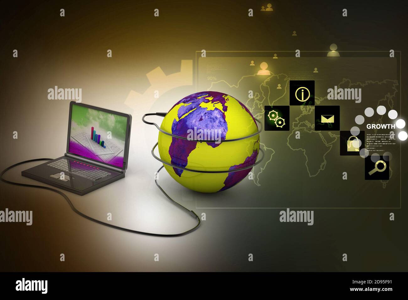 Global internet concept Stock Photo - Alamy