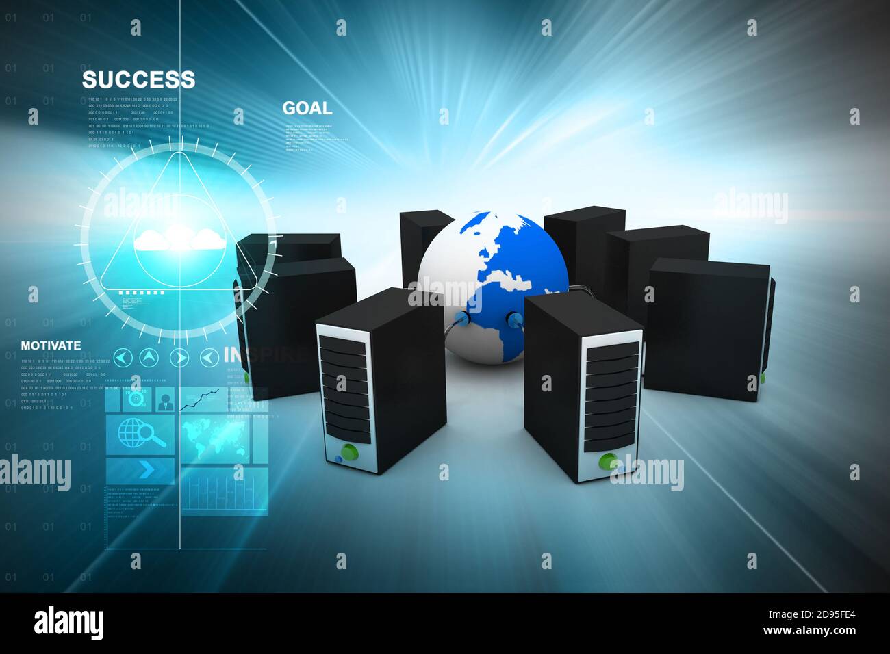 Global computer network Stock Photo - Alamy