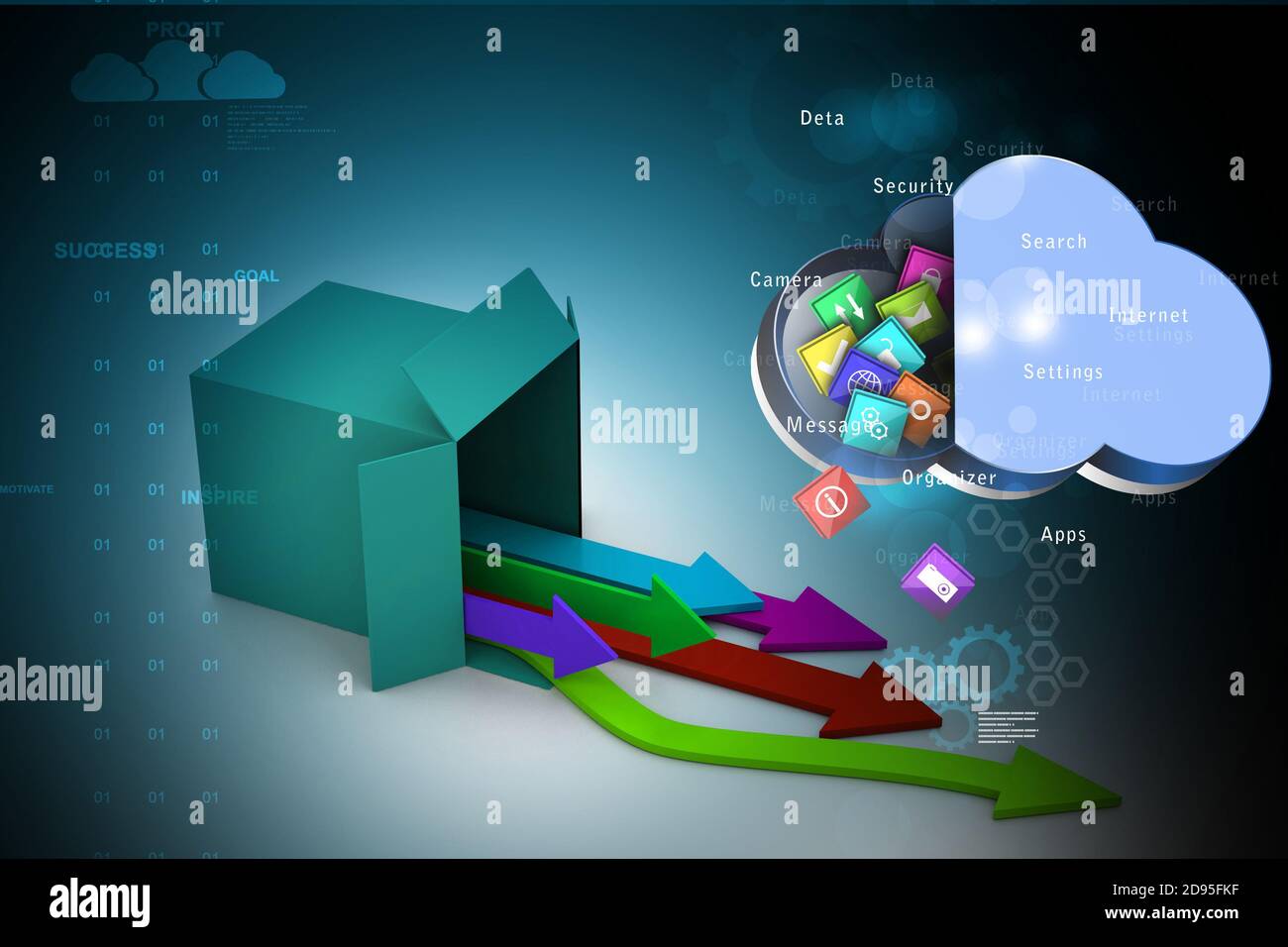 Out of the box Stock Photo - Alamy