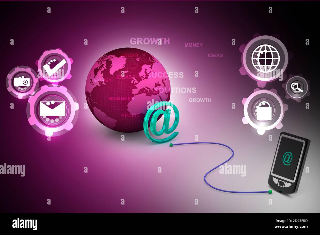 Webmail symbol hi-res stock photography and images - Alamy