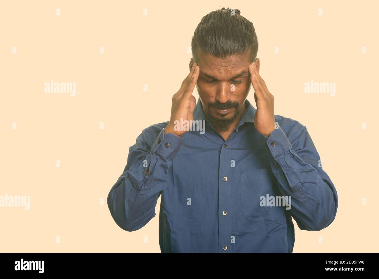 Indian man standing stressed hi-res stock photography and images - Alamy