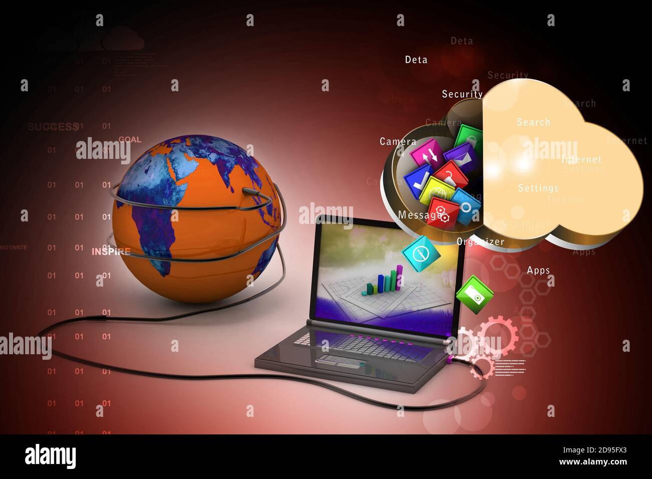 Global internet concept Stock Photo - Alamy