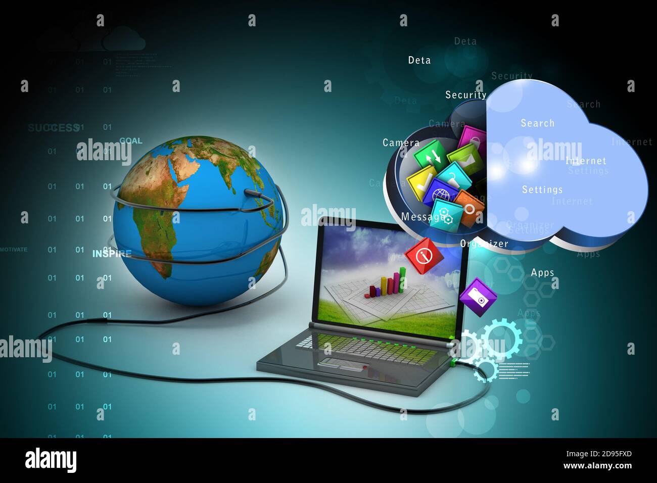 Global internet concept Stock Photo - Alamy